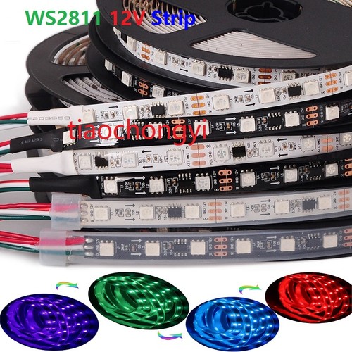 WS2811 5050 Full color Dream color RGB LED Strip 5M 150 300 450Leds ...