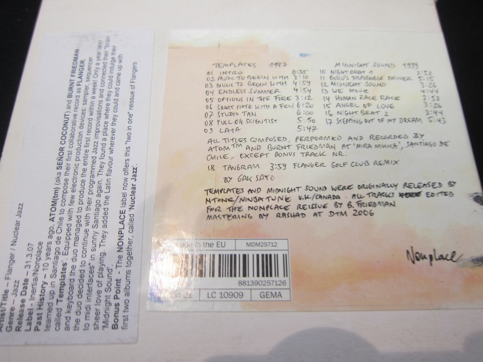 Flanger - Nuclear Jazz - VG+ | eBay