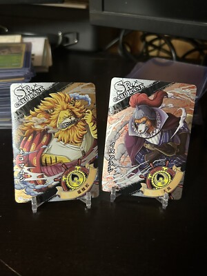 Duke Dogstorm And Cat Viper Mink Tribe One Piece Anime Tcg Ccg SR Super ...