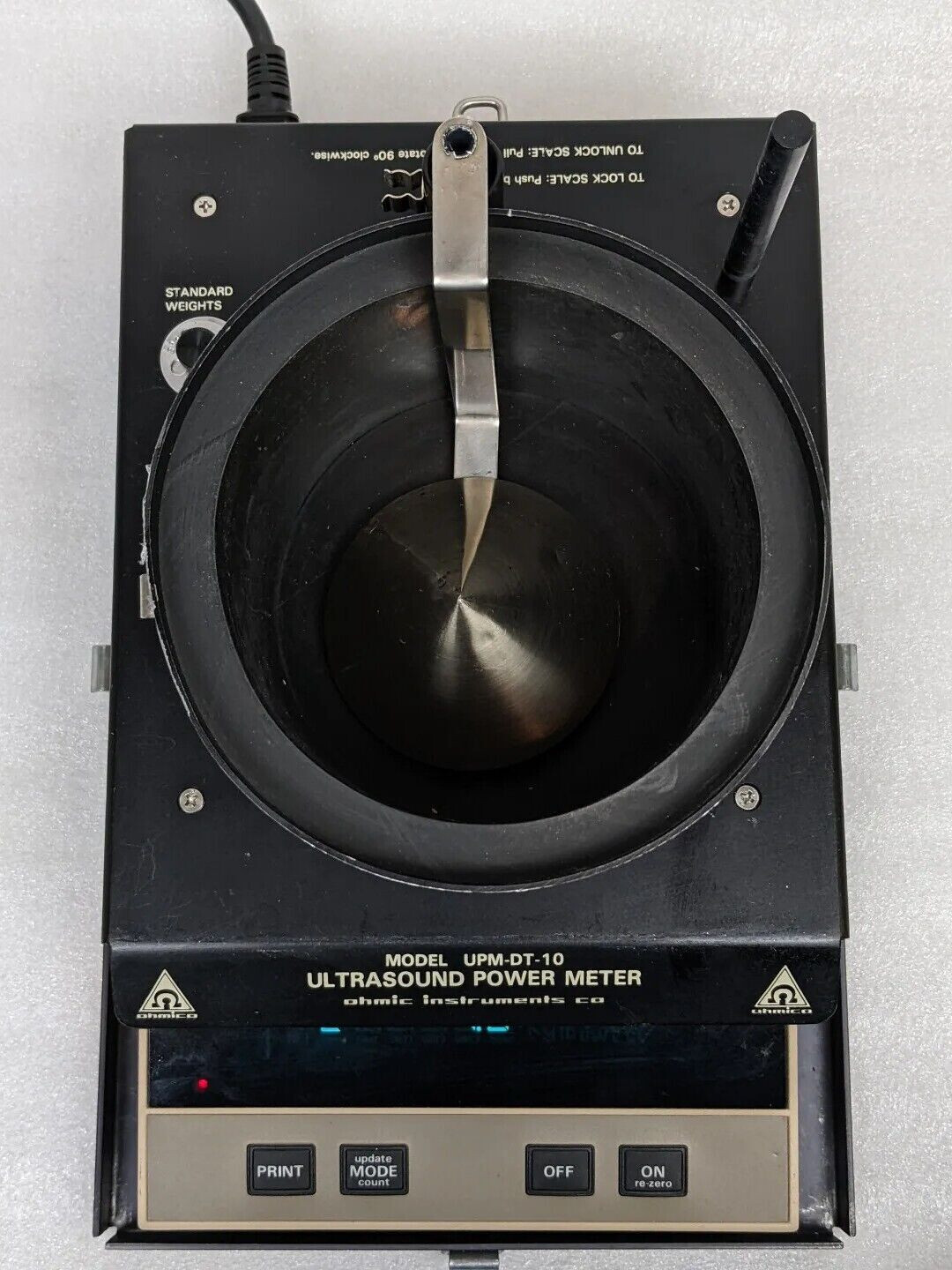 Ohmic UPM-DT-10 Ultrasound Power Meter - International Society of ...