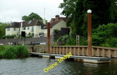 Photo 6x4 Floating pontoon and Lock No 1 near Hawford, Worcestershire ...
