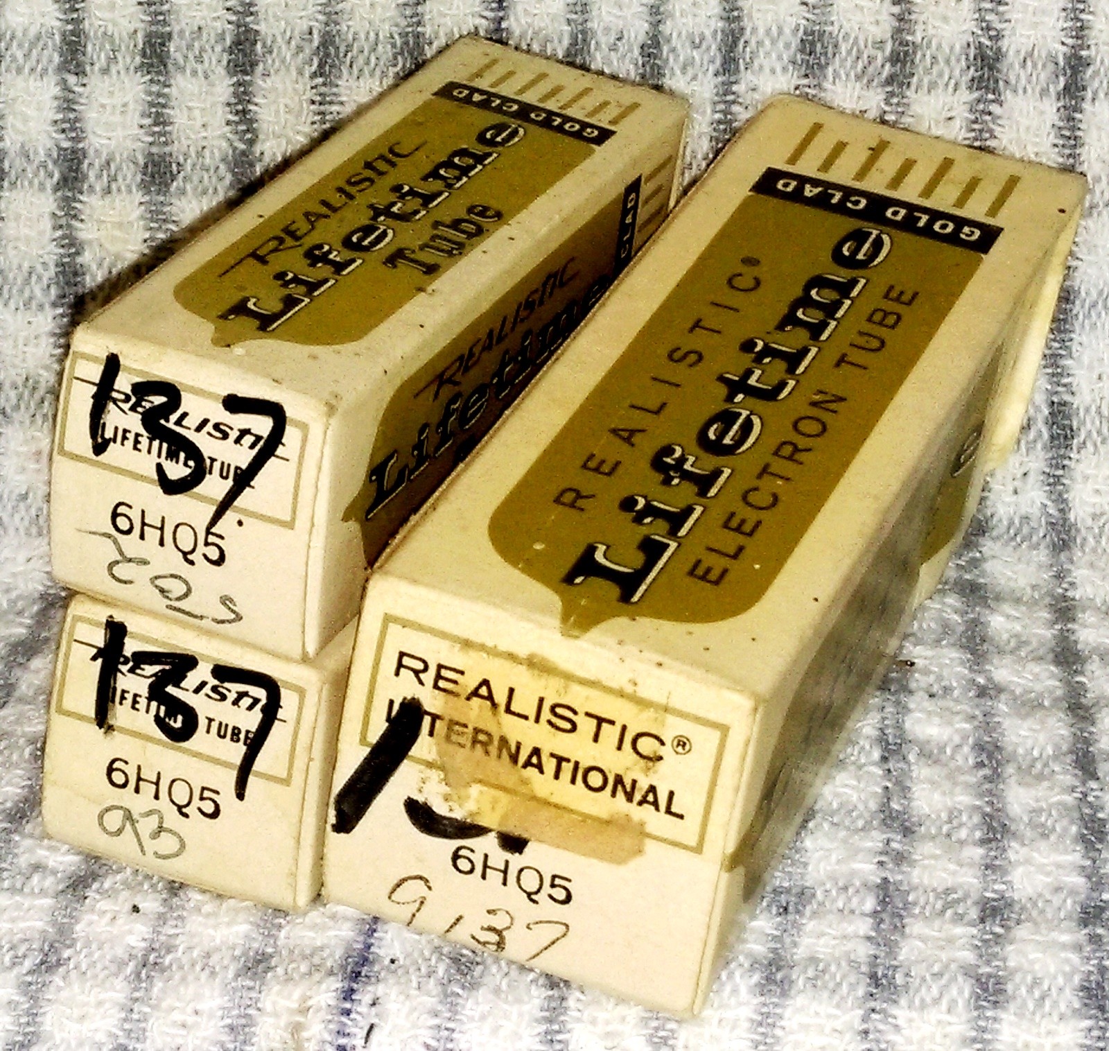 NOS Realistic 6HQ5 (6HM5, 6HA5, EC900) vacuum tube radio TV valve ...