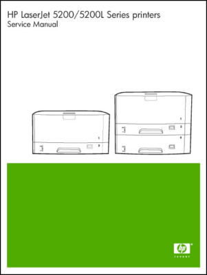 HP LaserJet 5200 Printer 428 page Service/Repair Manual Guide *PAPER ...