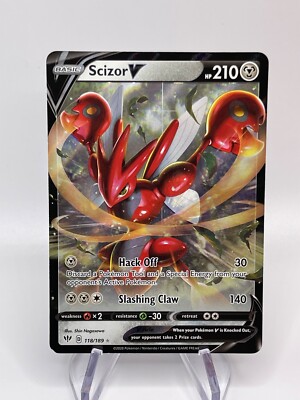Pokémon TCG Scizor V Darkness Ablaze 118/189 Holo Ultra Rare | eBay