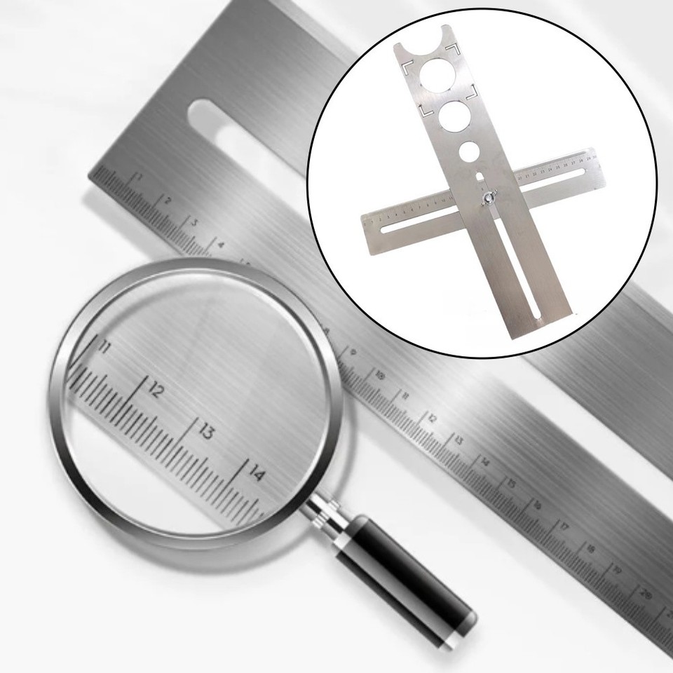 Tile Hole Locator for Floor Drilling Guide with Precision Measuring ...