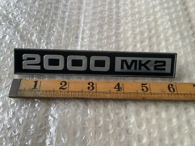 RARE TRIUMPH 2000 MK 2. GENUINE J.FRAY.CHROME REAR PANEL BADGE!!! P/N ...
