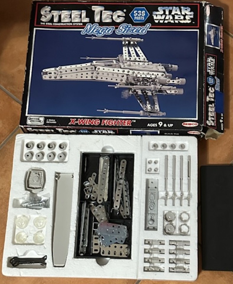 STAR WARS REMCO Steel Tec Mega Sized X-Wing Fighter Open Box | eBay