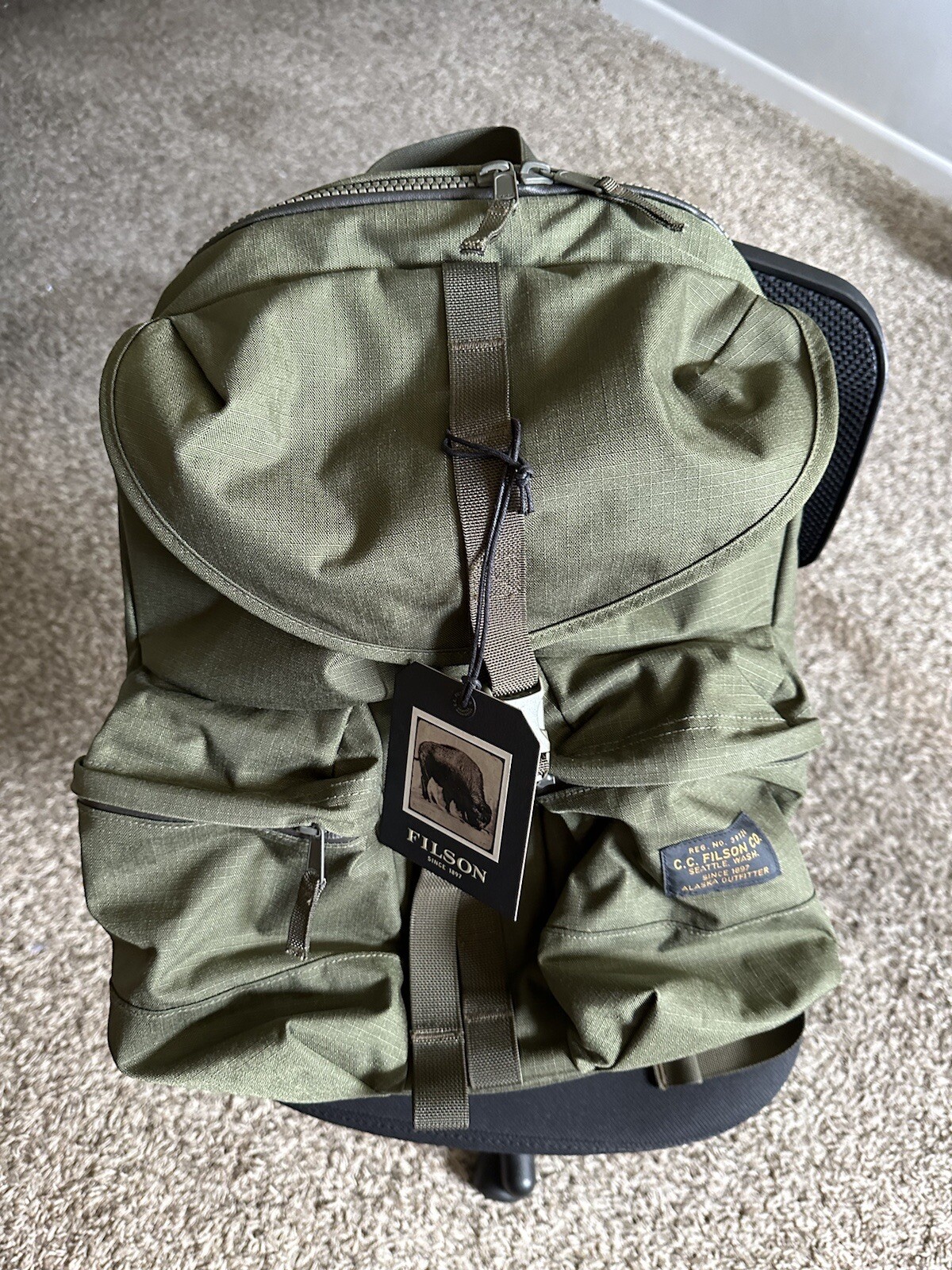 Filson Backpack Ripstop Green - Gem