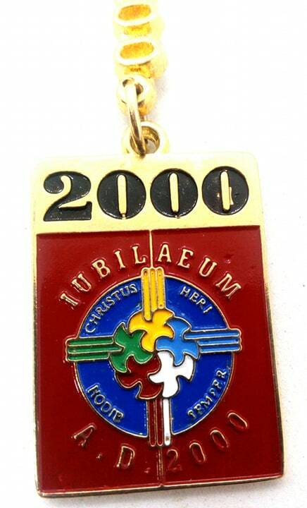 Collectible Vatican Holy Year Jubilee A.D. 2000 Key Chain Metal, High ...