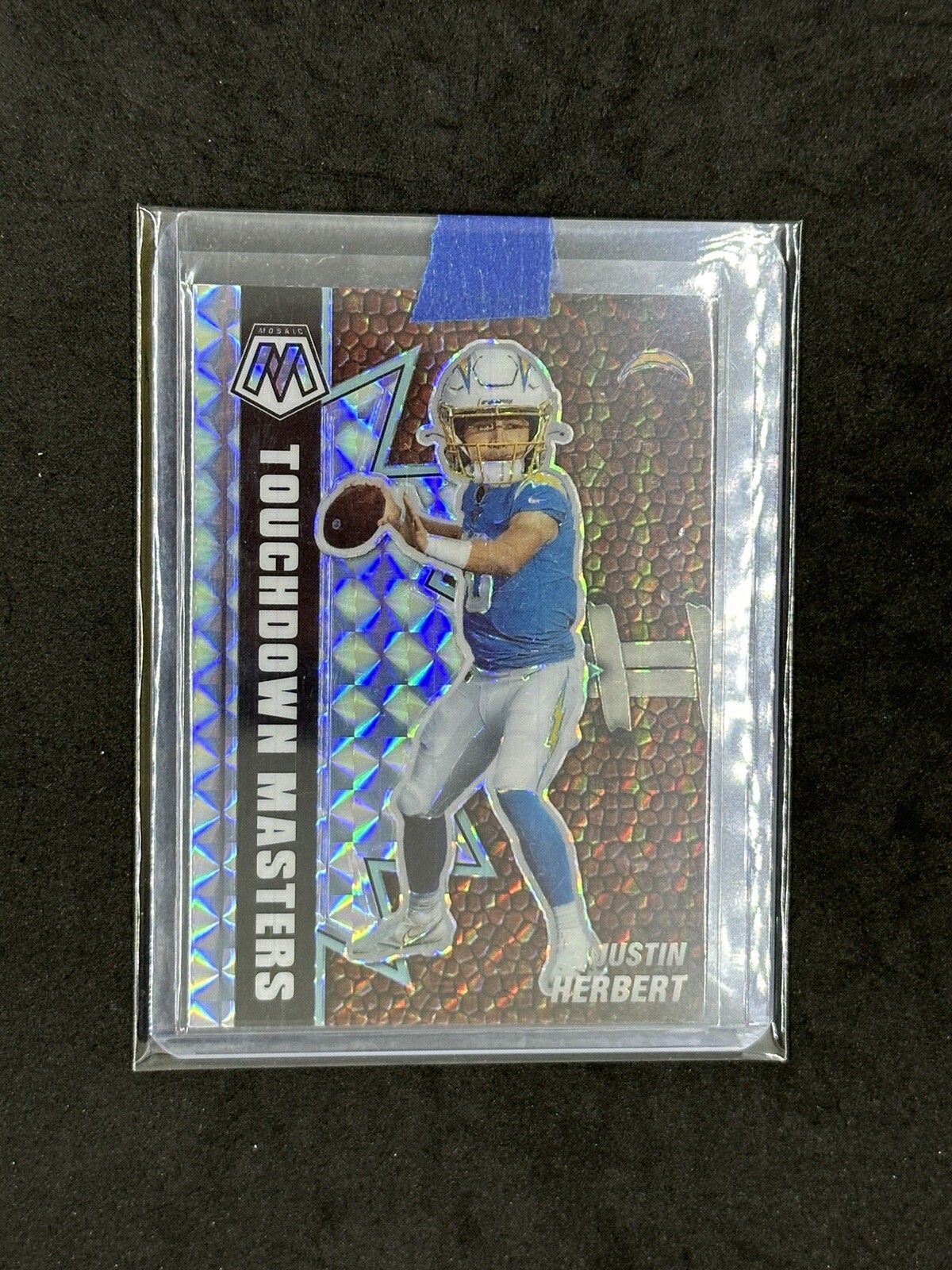 2021 Mosaic Justin Herbert Touchdown Masters Silver Prizm #TM-16 ...