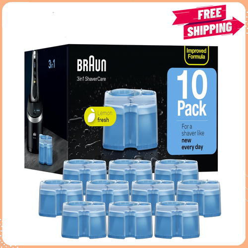 Braun Clean & Renew Refill Cartridges CCR, Replacement Shaver Cleaner ...