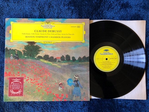 CLAUDE DEBUSSY 3 Sonatas Syrinx Boston Symphony 12" vinyl 1970 2530-049 ...