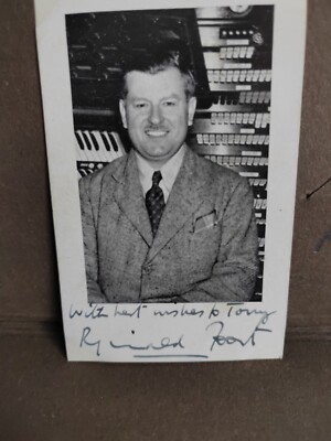 1944 Autographed Photograph Of Reginald Foort | eBay UK