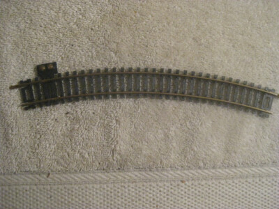 Vintage HO Scale Snap Track Terminal Curve 18" R Brass | eBay