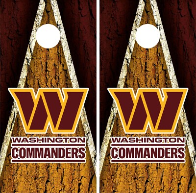 Washington Commanders Cornhole Board Vinyl Wrap - Decal Sticker VZ567 ...