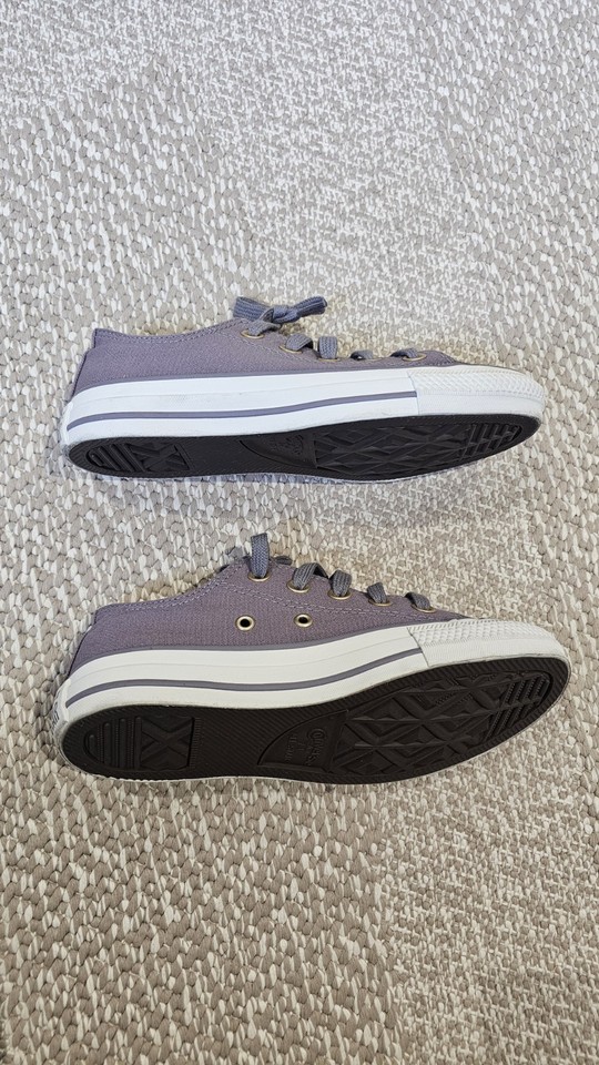 Converse Women's Purple and Gold, Size 3 UK, made in Brazil (33 BR ...