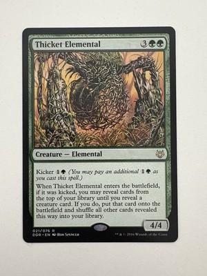 Thicket Elemental MTG Magic the Gathering Card NM Near Mint DDR | eBay ...