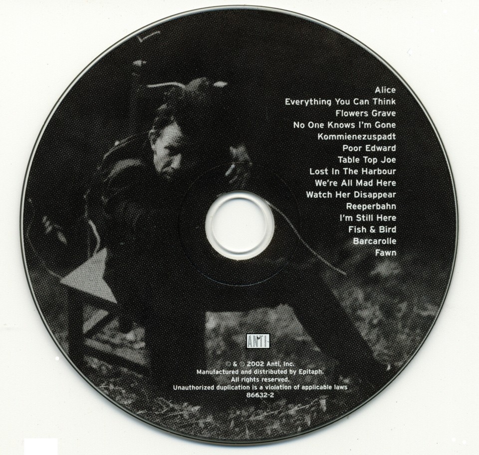 Alice by Tom Waits (CD, 2002, Anti) 45778663224| eBay