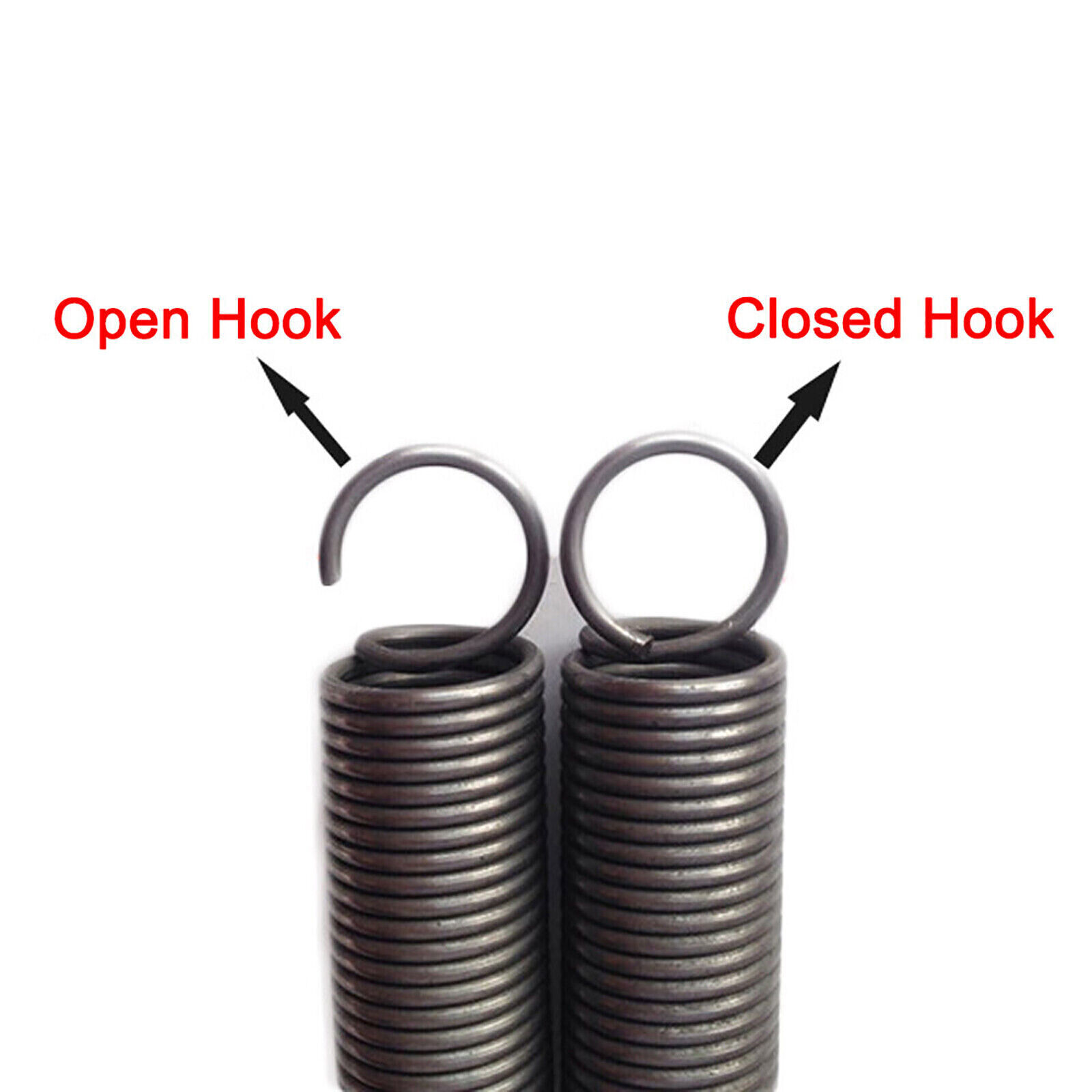 Expansion Springs Extension Tension Spring Wire Dia 1.2mm OD 6-12mm L ...