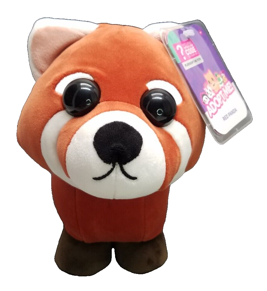 Adopt Me! Plush 8" Pet RED PANDA Stuffed Animal Roblox 2024 Toy w ...