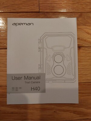 Apeman H40 User Manual Trail Camera | eBay