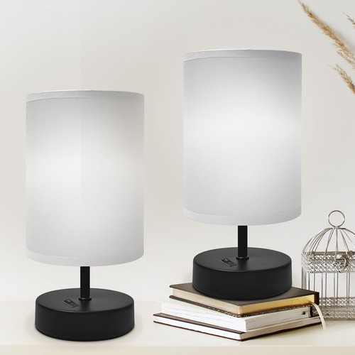DEGNJU Small Lamp for Bedroom, Bedside Lamps for Night Stands, Mini ...