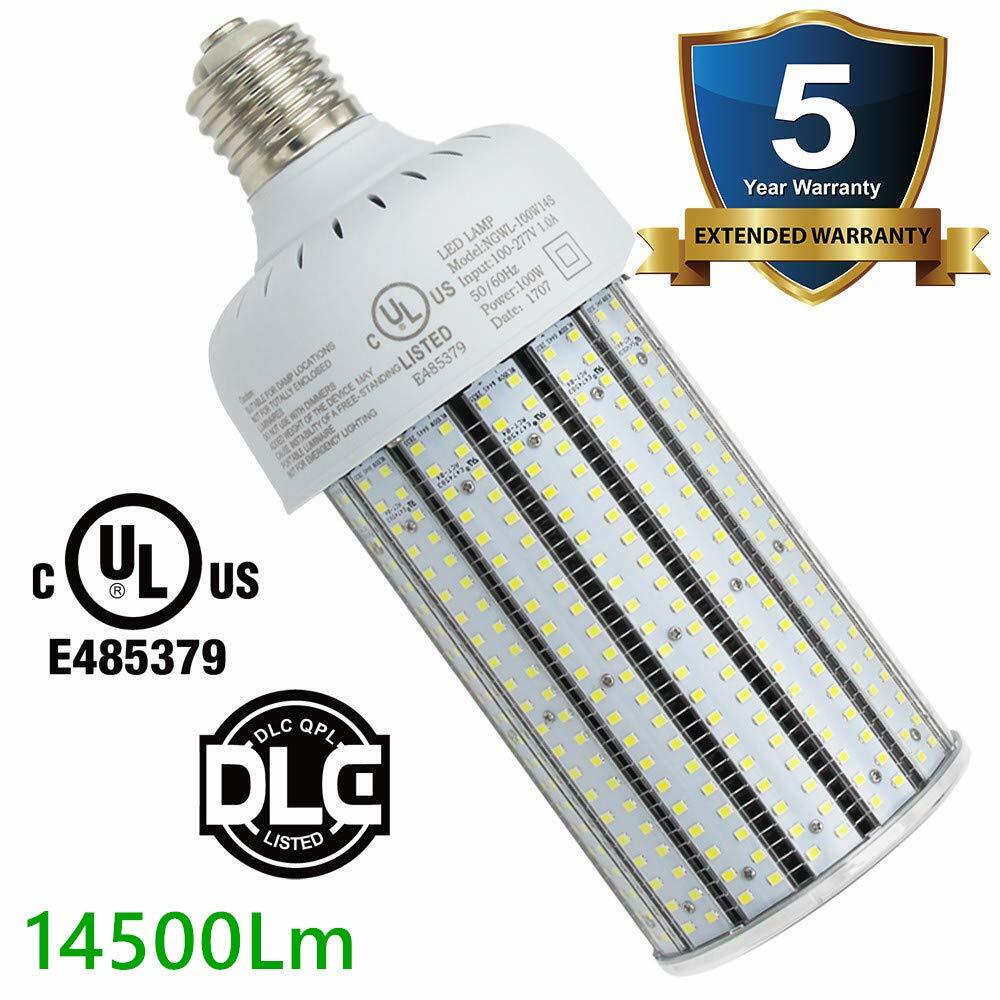 LED Corn Cob Light 100W Lamp Bulb Replace 400W MH HPS HID E39 Mogul ...