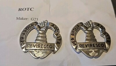 ROTC Basic Camp Gauntlet Award Unit Crest (Per Ardua Ad Alta Reviresco ...