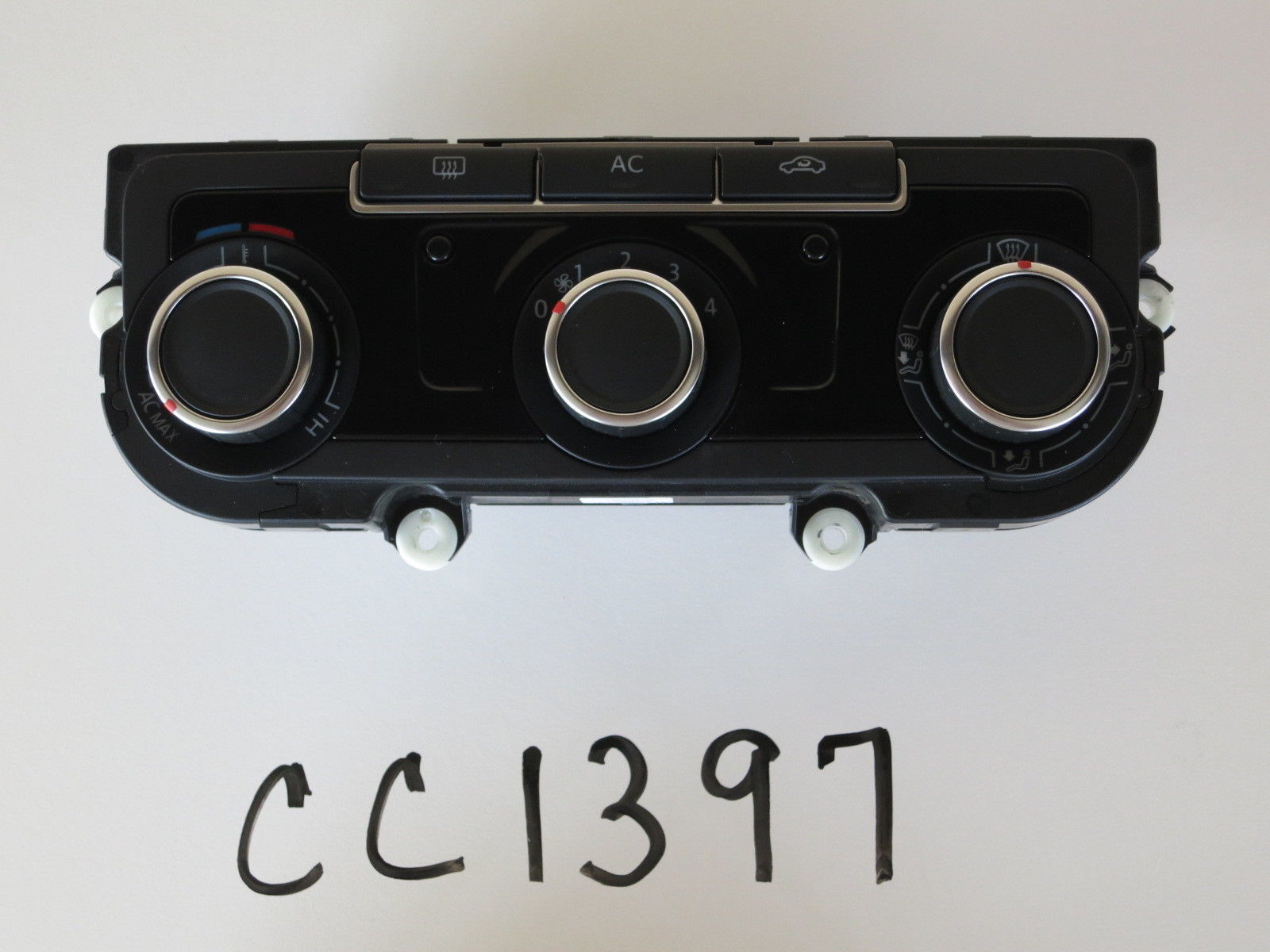 10 11 VW TIGUAN CLIMATE CONTROL PANEL TEMPERATURE UNIT A/C HEATER OEM ...