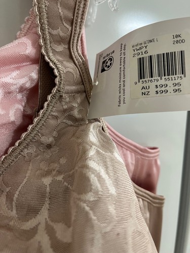 1X / 2 Pack Playtex Ultimate Lift & Support Wirefree Bra 20C E 22C E ...