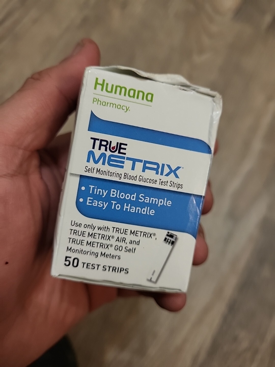 1 Box Of Center Well True Metrix Test Strips 50/box exp. -12-31-2022 | eBay