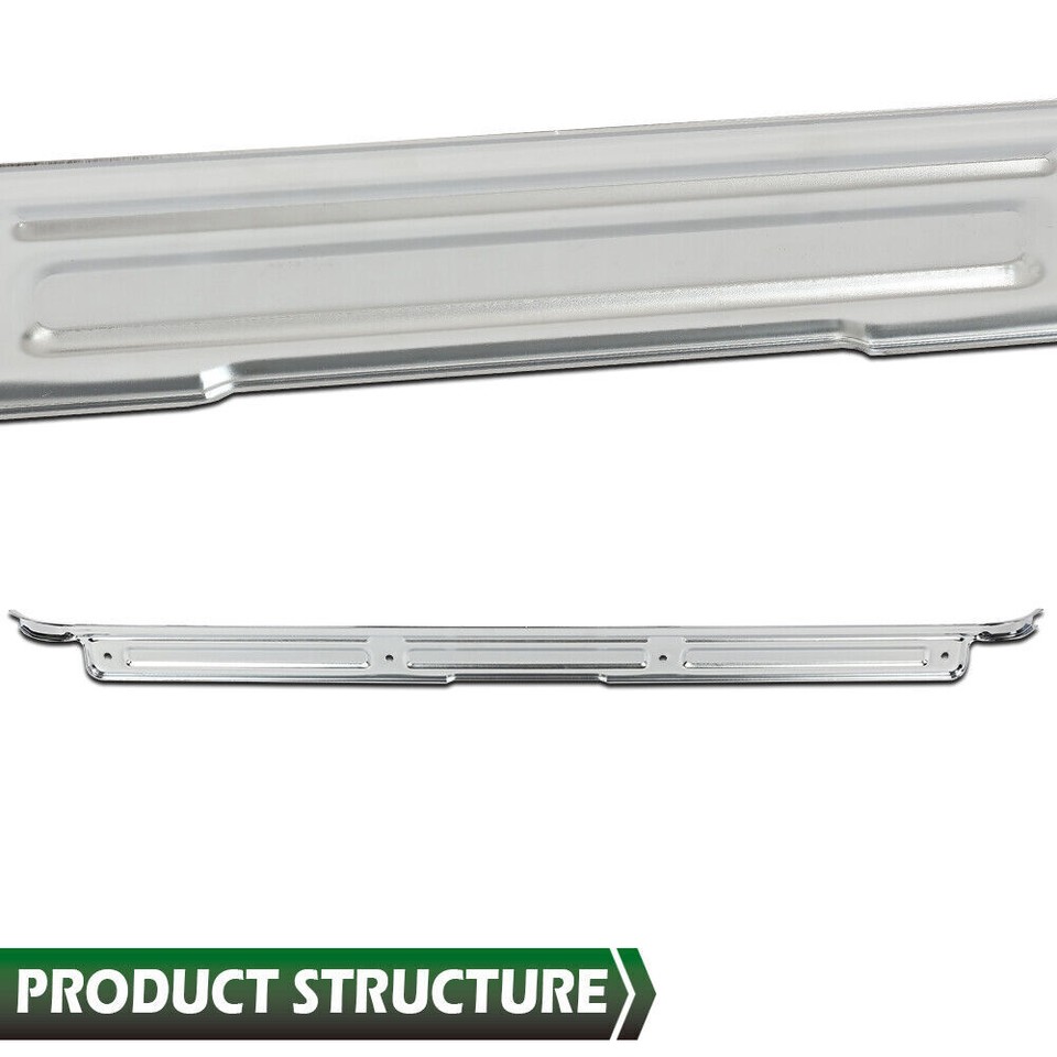 Fit For 1967 72 Chevy C10 Gmc Truck Chrome Door Sill Plates Whardware