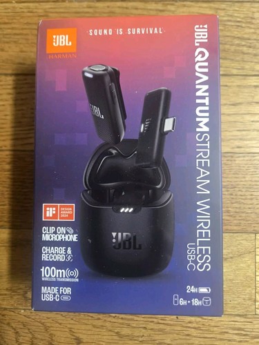 Jbl Quantum Stream Wireless Usb-c Streaming Wearable Microphone NIB | eBay