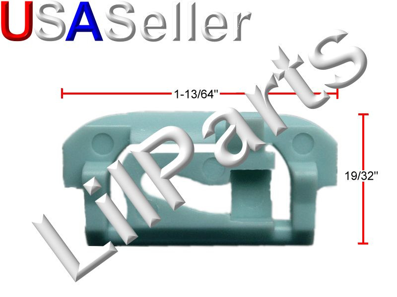 Windshield Rear Window Reveal Moulding Clip A11345 GM 1654047 Buick ...