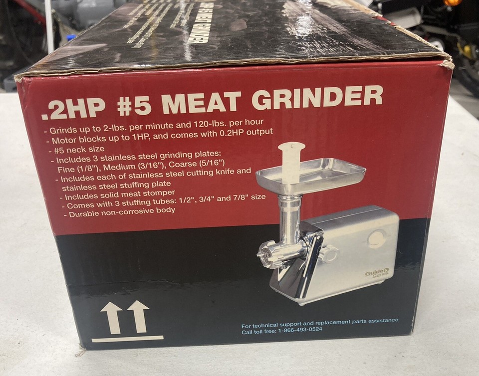 Gander Mountain Guide Series #5 Electric Meat Grinder Model MG-204182 ...