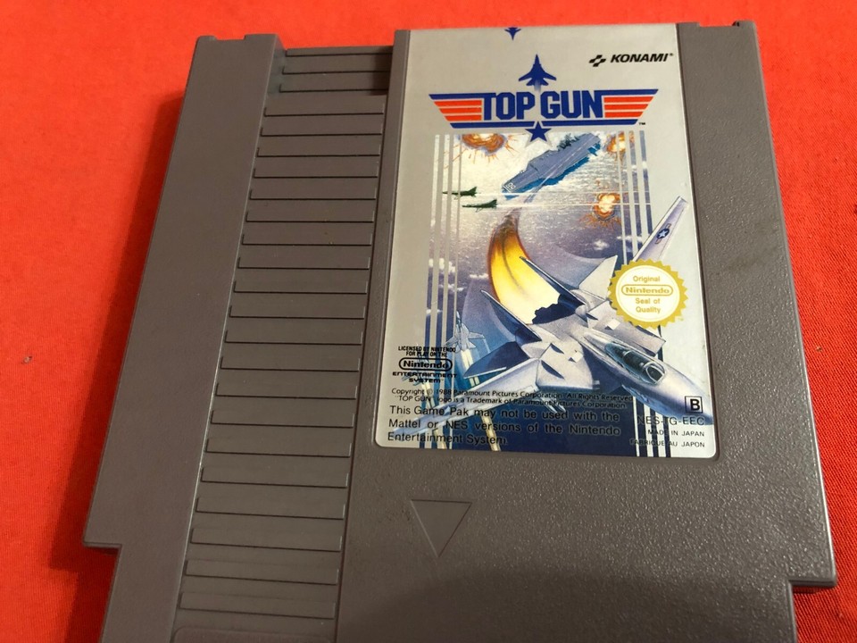 NINTENDO NES TOP GUN VIDEO GAME KONAMI CART JAPAN | eBay