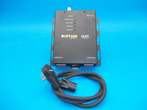 WB-300-IP-3 WATTBOX 3-OUTLET POWER SURGE AUTO REBOOT OVRC DEREG Used ...