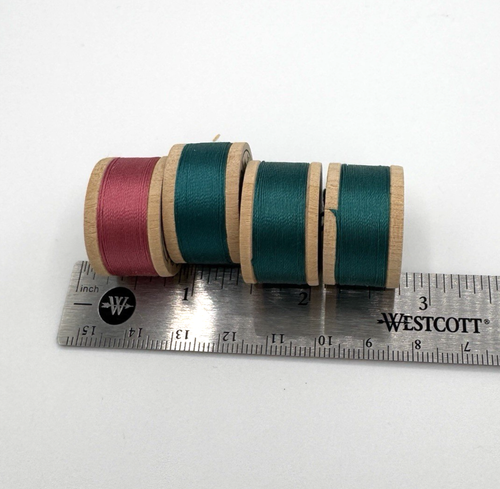 Lot of 4 Silk Thread Size D BELDING CORTICELLI Needlepoint Fly Fishing ...