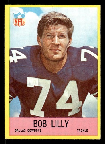 1967 PHILADELPHIA BOB LILLY 55 VG-EX FOOTBALL DALLAS COWBOYS | eBay