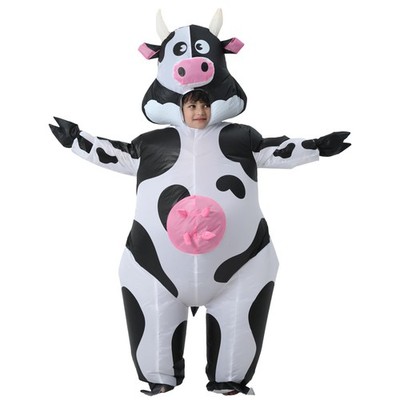 Inflatable Cow Costume Kids, Funny Cow Suit, Full Body Animal Costumes ...