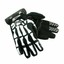 Biker Skeleton Bone Gloves Racing Cycling Motorcycle Mechanics Goth ...