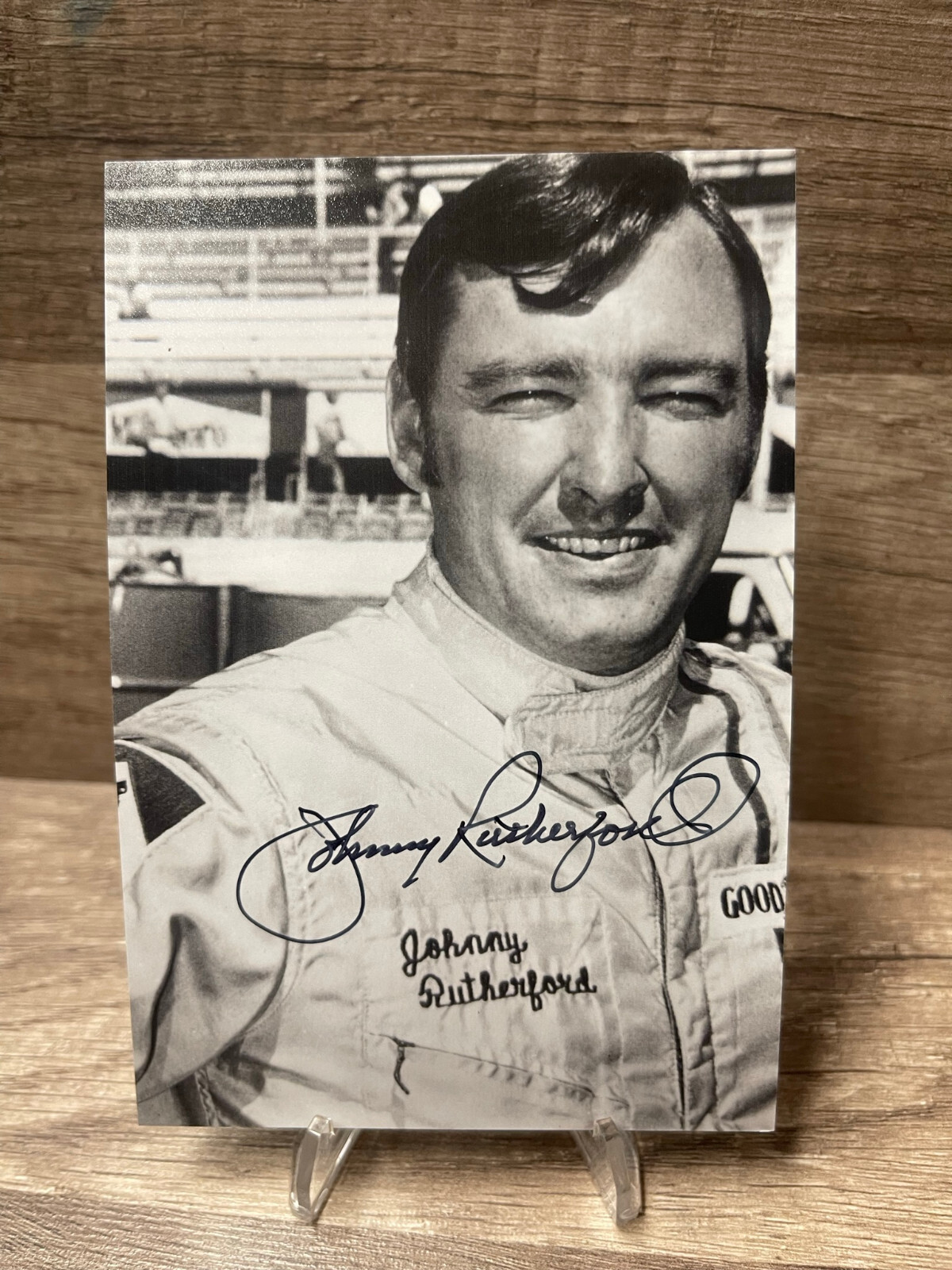 Johnny Rutherford Indy 500 Hand Signed 4x6 Photo TC46-2524 | eBay