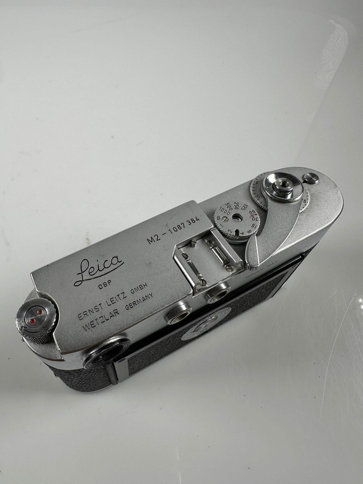 Leica M2 35mm rangefinder film camera body chrome self timer | eBay