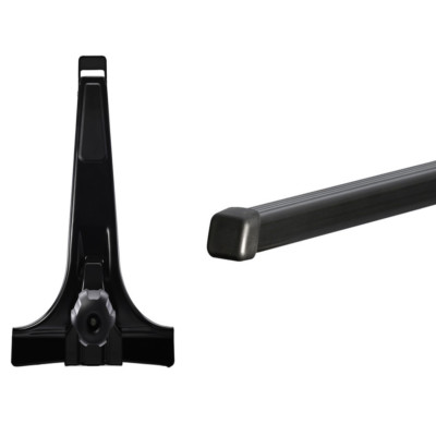 Thule 953 Gutter Foot Pack + Thule 765 Reinforced Roof Bars | eBay UK