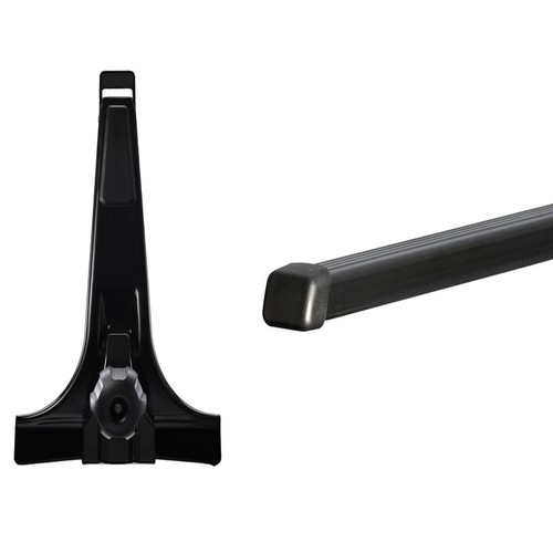 Thule 953 Gutter Foot Pack + Thule 765 Reinforced Roof Bars | eBay UK