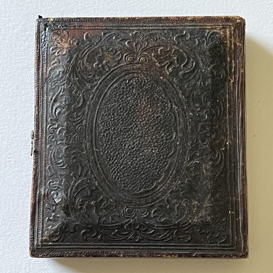 Antique Ambrotype Photograph Lovely Couple Women One Dressed In Masc ...