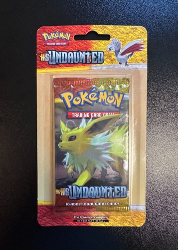 Pokemon Heart Gold Soul Silver Undaunted Blister Pack Jolteon Booster ...