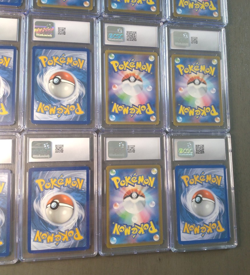 20 Graded Pokemon Cards Lot CGC, AGS, SCG Slabs Modern & Vintage! | eBay