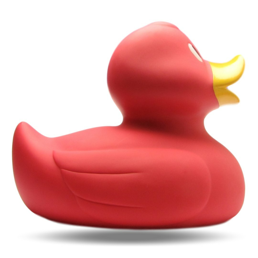 Badeente XXL- Eva rot 31cm Quietscheente Badeente Quietscheentchen ...