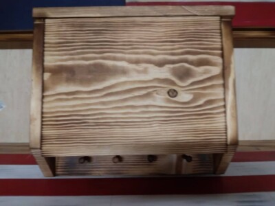 Handmade Wooden Gun Concealment Shelf Key Holder | eBay